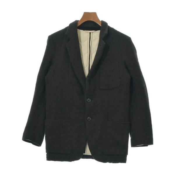 【ブランド】Umit Benan (ウミットベナン)【タイプ】メンズ【商品番号】2200656433049r20260228【コンディション】ランク：B   【カラー】茶x黒(ヘリンボーン)【サイズ】44(S位)【実寸(cm)】身幅:48c...