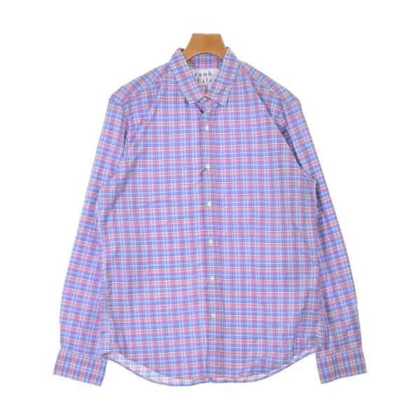 【ブランド】Frank&amp;Eileen (フランクアンドアイリーン)【タイプ】メンズ【商品番号】2200631156567r20260212【コンディション】ランク：新品同様   【カラー】青x赤x白(チェック)【サイズ】L【実寸(c...