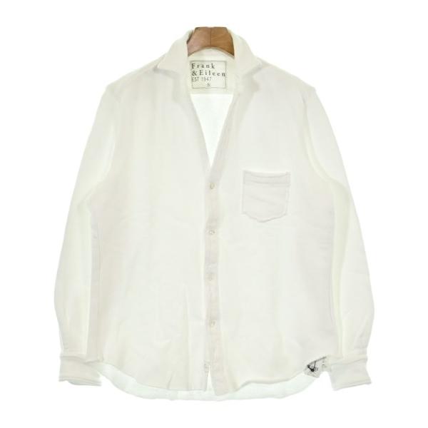 【ブランド】Frank&amp;Eileen (フランクアンドアイリーン)【タイプ】レディース【商品番号】2200631229230r20260221【コンディション】ランク：新品同様   【カラー】白【サイズ】S【実寸(cm)】身幅:57...