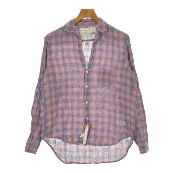 【ブランド】Frank&amp;Eileen (フランクアンドアイリーン)【タイプ】メンズ【商品番号】2200598482327r20250913【コンディション】ランク：B   詳細：全体スレあり【カラー】オレンジx青(チェック)【サイズ...