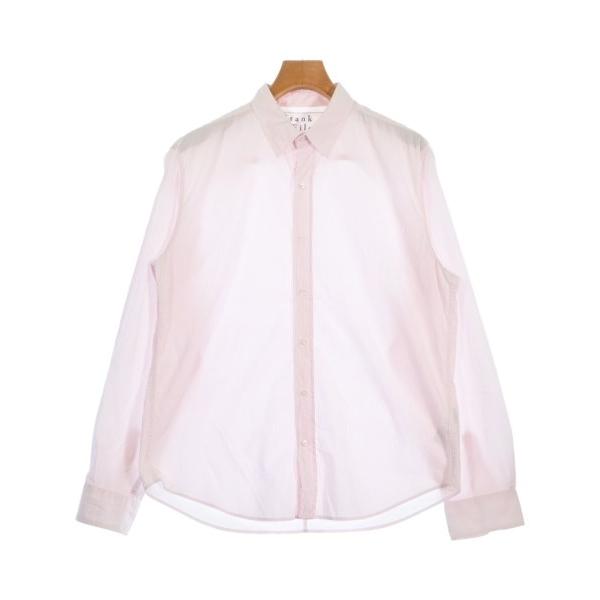 【ブランド】Frank&amp;Eileen (フランクアンドアイリーン)【タイプ】メンズ【商品番号】2200657344030r20260227【コンディション】ランク：B   【カラー】ピンクx白(ストライプ)【サイズ】L【実寸(cm)...