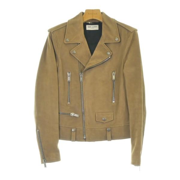 【ブランド】SAINT LAURENT PARIS (サンローランパリ)【タイプ】レディース【商品番号】2200671006020r20260406【コンディション】ランク：B   【カラー】茶【サイズ】-(M位)【実寸(cm)】身幅:45...