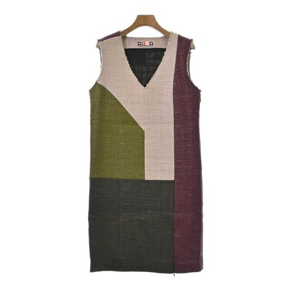 【ブランド】MSGM (エムエスジーエム)【タイプ】レディース【商品番号】2200531514023r20250320【コンディション】ランク：B   【カラー】ピンクxグレーxカーキ等【サイズ】40(M位)【実寸(cm)】身幅:44cm,...