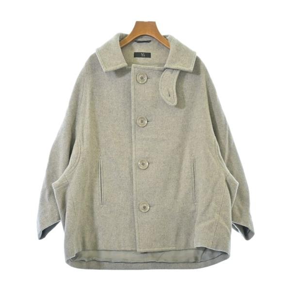 【ブランド】Y's (ワイズ)【タイプ】レディース【商品番号】2200640974015r20260120【コンディション】ランク：A   【カラー】グレー【サイズ】2(S位)【実寸(cm)】身幅:66cm,裄丈:78cm,着丈:79cm【...