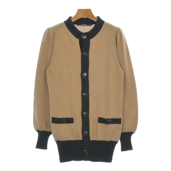【ブランド】LIMI feu (リミフー)【タイプ】レディース【商品番号】2200591398045r20250926【コンディション】ランク：B   【カラー】ベージュx黒【サイズ】S【実寸(cm)】身幅:43cm,肩幅:33cm,袖丈:...