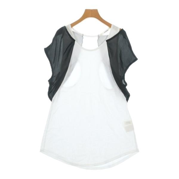 【ブランド】LIMI feu (リミフー)【タイプ】レディース【商品番号】2200658107085r20260302【コンディション】ランク：B   【カラー】白x黒【サイズ】S【実寸(cm)】内側身幅:39cm,裄丈:30cm,着丈:7...
