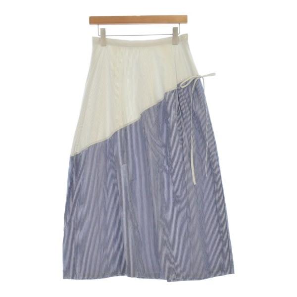 【ブランド】CHALAYAN (チャラヤン)【タイプ】レディース【商品番号】2200608746142r20251008【コンディション】ランク：A   【カラー】白x青【サイズ】M【実寸(cm)】ウエスト:68.5cm,ヒップ:86cm,...