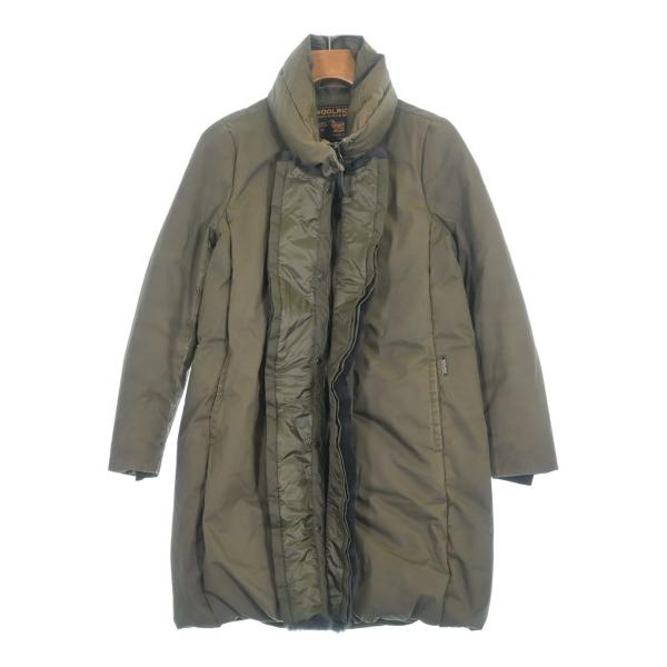 【ブランド】WOOLRICH (ウールリッチ)【タイプ】レディース【商品番号】2200653045030r20260219【コンディション】ランク：C   詳細：袖口破れあり【カラー】カーキ【サイズ】XS【実寸(cm)】身幅:47.5cm,...