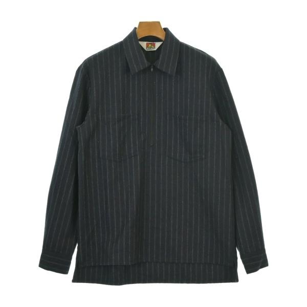 【ブランド】BENDAVIS (ベンデイビス)【タイプ】メンズ【商品番号】2200676272017r20260420【コンディション】ランク：B   【カラー】紺x白(ストライプ)【サイズ】M【実寸(cm)】身幅:57cm,肩幅:48cm...