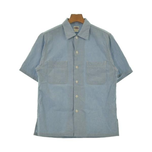 【ブランド】BIG YANK (ビッグヤンク)【タイプ】メンズ【商品番号】2200631282105r20251129【コンディション】ランク：B   【カラー】青【サイズ】XS【実寸(cm)】身幅:51cm,肩幅:41.5cm,袖丈:25...