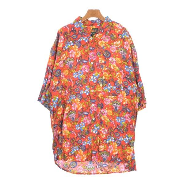 【ブランド】その他 (ソノタ)【タイプ】メンズ【商品番号】2200569405027r20251020【コンディション】ランク：B   【カラー】オレンジx黄x青等(花柄)【サイズ】XL【実寸(cm)】身幅:54cm,裄丈:61.5cm,着...