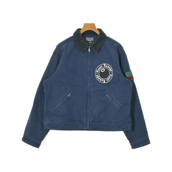 【タイプ】メンズ【商品番号】2200547523019r20250328【コンディション】ランク：A   【カラー】紺【サイズ】S【実寸(cm)】身幅:62.5cm,肩幅:53.5cm,袖丈:60cm,着丈:62.5cm【素材】(表地、襟)...