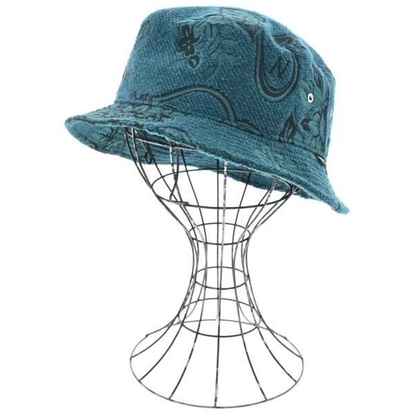 【ブランド】NEIGHBORHOOD (ネイバーフッド)【タイプ】メンズ【商品番号】2200652642162r20260205【コンディション】ランク：B   【カラー】青緑系(総柄)【サイズ】L【実寸(cm)】頭まわり:57.5cm,ツ...