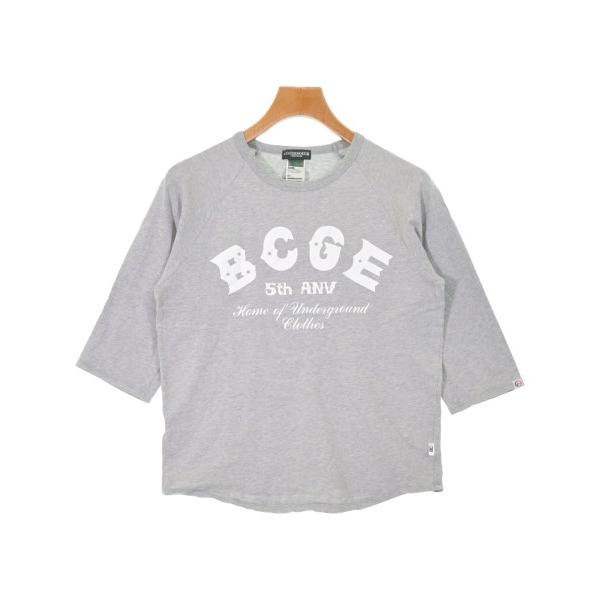 【ブランド】GOODENOUGH (グッドイナフ)【タイプ】メンズ【商品番号】2200658748073r20260311【コンディション】ランク：B   詳細：毛羽立ちあり【カラー】グレー【サイズ】S【実寸(cm)】身幅:47cm,裄丈:...