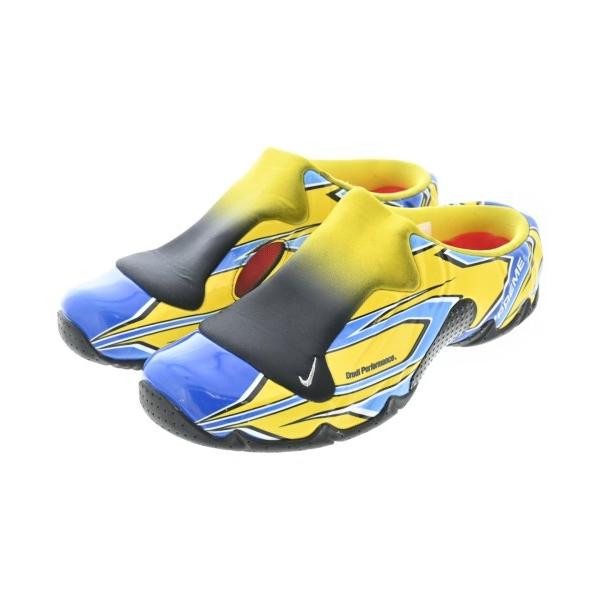 【ブランド】Supreme (シュプリーム)【タイプ】メンズ【商品番号】2200619529017r20251105【コンディション】ランク：B   【カラー】青x黄x黒(総柄)【サイズ】26cm【実寸(cm)】ヒール:6cm,ソール裏(全...