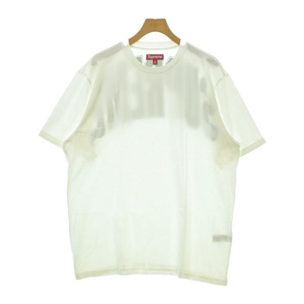 【ブランド】Supreme (シュプリーム)【タイプ】メンズ【商品番号】2200619970543r20251106【コンディション】ランク：B   【カラー】白【サイズ】XL【実寸(cm)】身幅:58cm,肩幅:52cm,袖丈:26cm,...