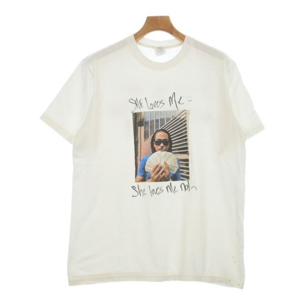 【ブランド】Supreme (シュプリーム)【タイプ】メンズ【商品番号】2200603173356r20250920【コンディション】ランク：B   【カラー】白【サイズ】M【実寸(cm)】身幅:53cm,肩幅:45cm,袖丈:21.5cm...