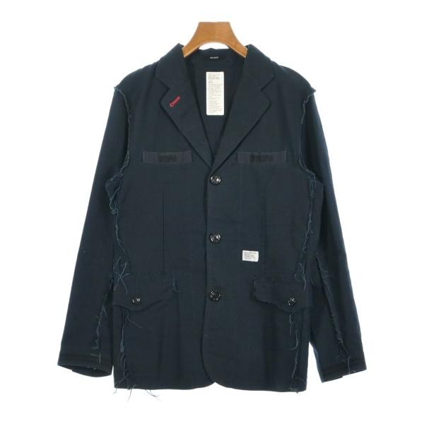【ブランド】WTAPS (ダブルタップス)【タイプ】メンズ【商品番号】2200545786119r20260505【コンディション】ランク：B   【カラー】紺【サイズ】-(XS位)【実寸(cm)】身幅:50cm,肩幅:45cm,袖丈:62...