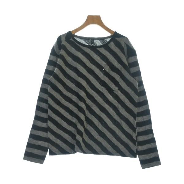 【ブランド】SILAS (サイラス)【タイプ】メンズ【商品番号】2200652307108r20260226【コンディション】ランク：B   【カラー】グレーx黒(ボーダー)【サイズ】L【実寸(cm)】身幅:50cm,肩幅:49cm,袖丈:...