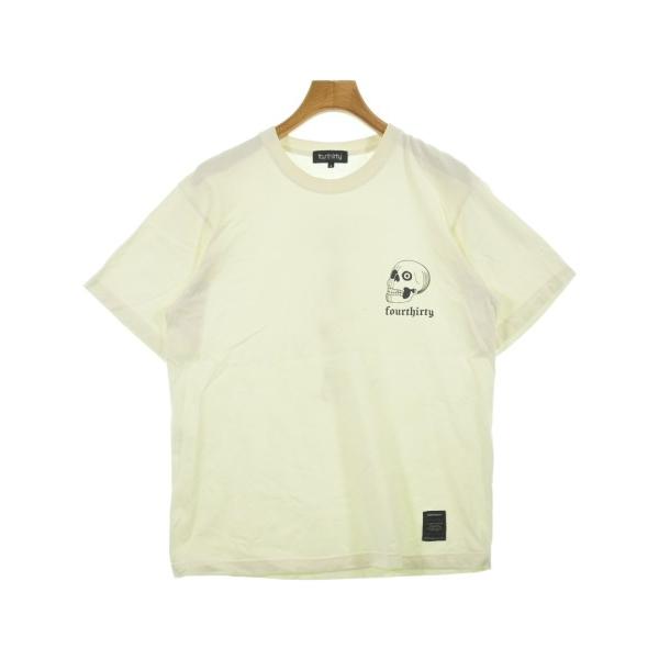 【ブランド】fourthirty (フォーサーティ)【タイプ】メンズ【商品番号】2200653728094r20260219【コンディション】ランク：B   詳細：スレあり【カラー】白【サイズ】1(S位)【実寸(cm)】身幅:50cm,肩幅...