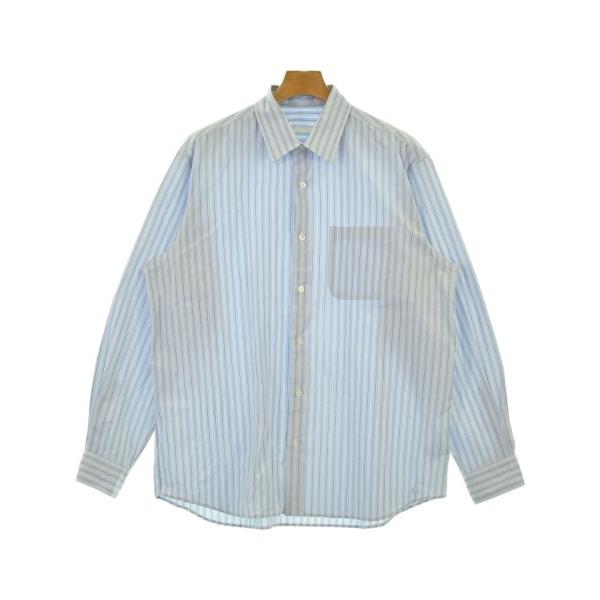 【ブランド】SOPHNET. (ソフネット)【タイプ】メンズ【商品番号】2200688800093r20260526【コンディション】ランク：A   【カラー】水色x白x茶(ストライプ)【サイズ】L【実寸(cm)】身幅:61cm,肩幅:52...