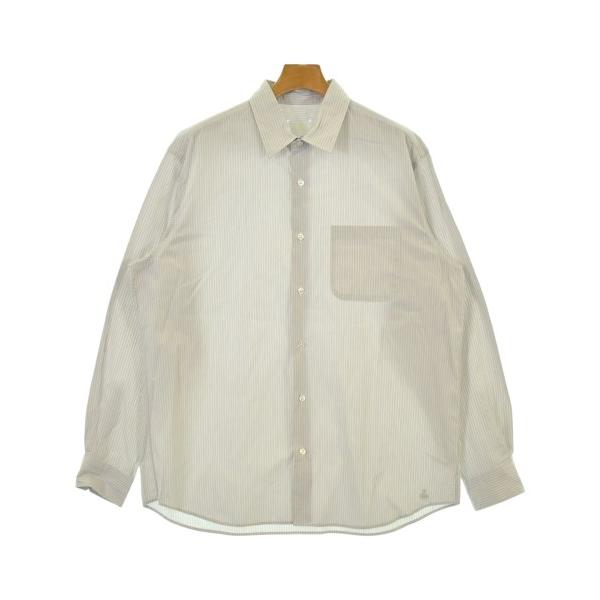 【ブランド】SOPHNET. (ソフネット)【タイプ】メンズ【商品番号】2200688800109r20260526【コンディション】ランク：A   【カラー】ベージュx白(ストライプ)【サイズ】L【実寸(cm)】身幅:63.5cm,肩幅:...