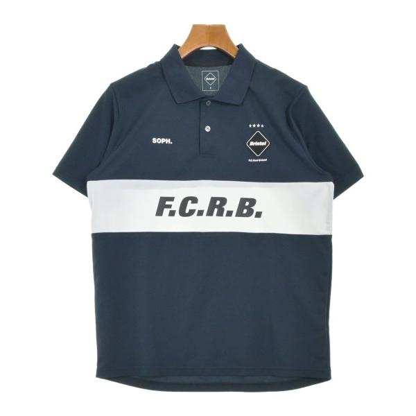 【ブランド】F.C.R.B (エフシーアールビー)【タイプ】メンズ【商品番号】2200684304021r20260516【コンディション】ランク：A   【カラー】紺【サイズ】S【実寸(cm)】身幅:51cm,肩幅:41cm,袖丈:22c...