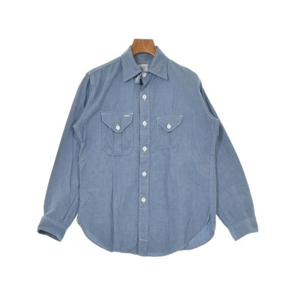 【ブランド】POST O'ALLS (ポストオーバーオールズ)【タイプ】メンズ【商品番号】2200631408130r20251214【コンディション】ランク：B   【カラー】青系(デニム)【サイズ】S【実寸(cm)】身幅:50cm,肩幅...