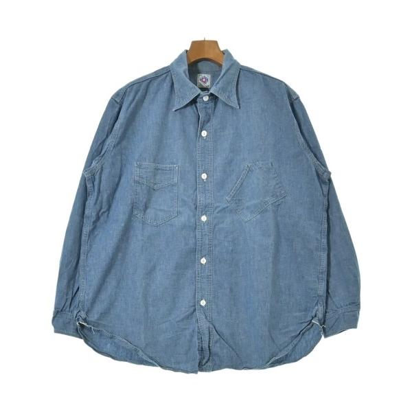 【ブランド】POST O'ALLS (ポストオーバーオールズ)【タイプ】メンズ【商品番号】2200653881058r20260225【コンディション】ランク：B   【カラー】青【サイズ】-(XXL位)【実寸(cm)】身幅:63.5cm,...