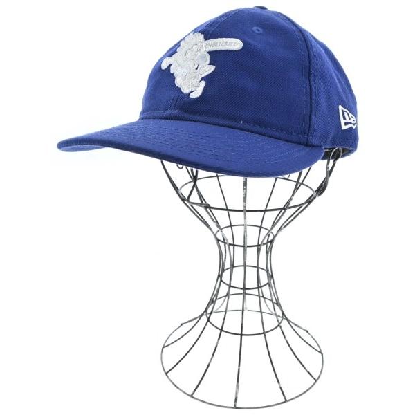 【ブランド】UNDEFEATED (アンディフィーテッド)【タイプ】メンズ【商品番号】2200645513271r20260121【コンディション】ランク：B   【カラー】紺【サイズ】-【実寸(cm)】頭まわり:58cm,ツバ:7cm,高...