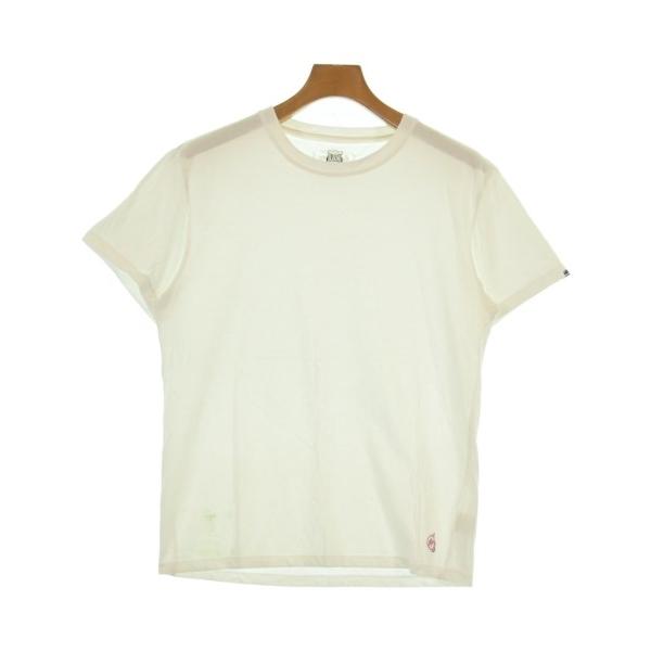 【タイプ】メンズ【商品番号】2200567140142r20250522【コンディション】ランク：B   【カラー】白【サイズ】2(M位)【実寸(cm)】身幅:46cm,肩幅:43cm,袖丈:17cm,着丈:62cm【素材】綿100% 【原...