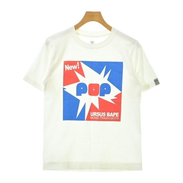 【ブランド】URSUS BAPE (アーサスベイプ)【タイプ】メンズ【商品番号】2200613356039r20251019【コンディション】ランク：A   【カラー】白【サイズ】S【実寸(cm)】身幅:45cm,肩幅:42cm,袖丈:21...