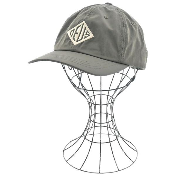 【ブランド】Deus ex Machina (デウスエクスマキナ)【タイプ】メンズ【商品番号】2200656346271r20260224【コンディション】ランク：B   【カラー】カーキ【サイズ】-【実寸(cm)】頭まわり:59cm,ツバ...