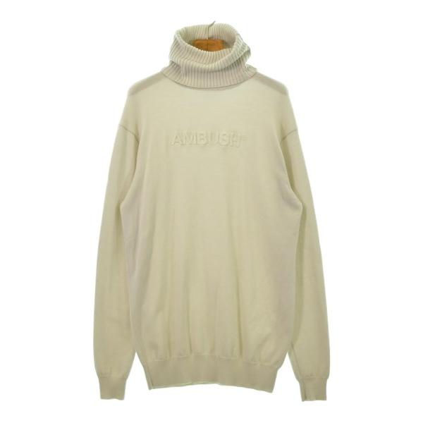 【ブランド】AMBUSH (アンブッシュ)【タイプ】メンズ【商品番号】2200657416010r20260222【コンディション】ランク：B   詳細：所々毛羽立ちあり【カラー】オフホワイト【サイズ】3(L位)【実寸(cm)】身幅:47c...