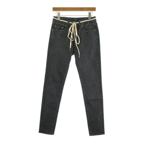 【タイプ】メンズ【商品番号】2200561778044r20250506【コンディション】ランク：B   【カラー】黒(デニム)【サイズ】28(S位)【実寸(cm)】ウエスト:70cm,裾周り:25.5cm,ヒップ:83cm,わたり:50c...