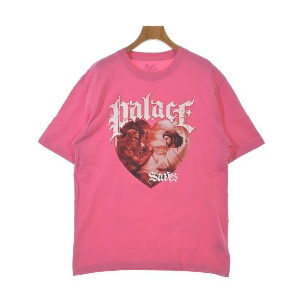 【ブランド】PALACE (パレス)【タイプ】メンズ【商品番号】2200645424089r20260122【コンディション】ランク：A   【カラー】ピンク【サイズ】L【実寸(cm)】身幅:51cm,肩幅:50cm,袖丈:25cm,着丈:...