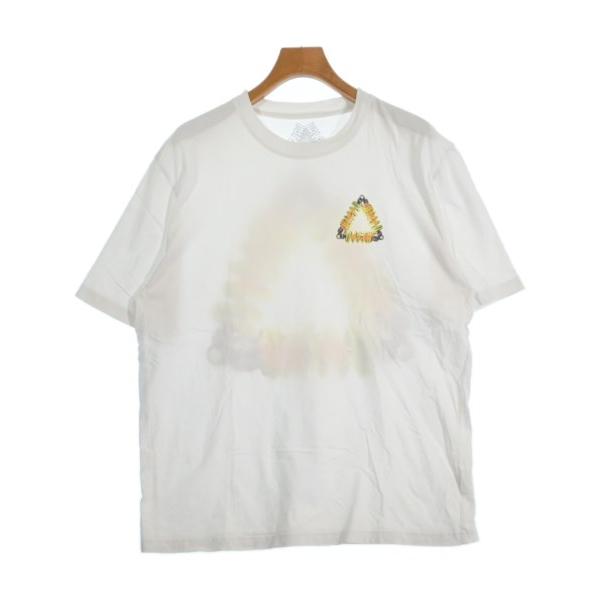 【ブランド】PALACE (パレス)【タイプ】メンズ【商品番号】2200640065065r20260205【コンディション】ランク：B   【カラー】白【サイズ】XL【実寸(cm)】身幅:57cm,肩幅:50cm,袖丈:25.5cm,着丈...