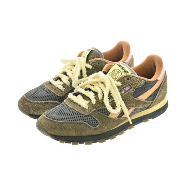 【ブランド】BRAIN DEAD (ブレインデッド)【タイプ】メンズ【商品番号】2200644228039r20260120【コンディション】ランク：B   【カラー】グレーx茶【サイズ】26.5cm【実寸(cm)】高さ:8.5cm,ヒール...