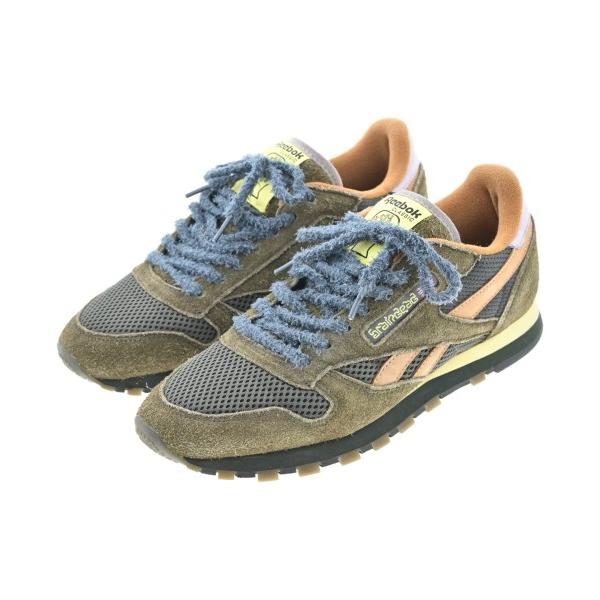 【ブランド】BRAIN DEAD (ブレインデッド)【タイプ】メンズ【商品番号】2200628450029r20251201【コンディション】ランク：B   【カラー】カーキx茶系【サイズ】26.5cm【実寸(cm)】高さ:8.5cm,ヒー...