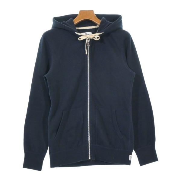 【ブランド】REIGNING CHAMP (レイニングチャンプ)【タイプ】メンズ【商品番号】2200683104141r20260510【コンディション】ランク：B   詳細：所々スレ、毛羽立ちあり【カラー】紺【サイズ】S【実寸(cm)】身...