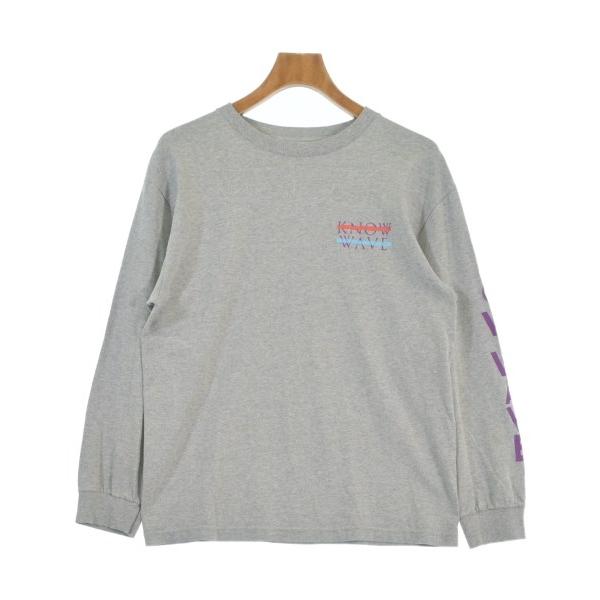 【ブランド】Know Wave (ノーウェーブ)【タイプ】メンズ【商品番号】2200550251077r20260522【コンディション】ランク：B   【カラー】グレー【サイズ】M【実寸(cm)】身幅:50cm,肩幅:52cm,袖丈:54...