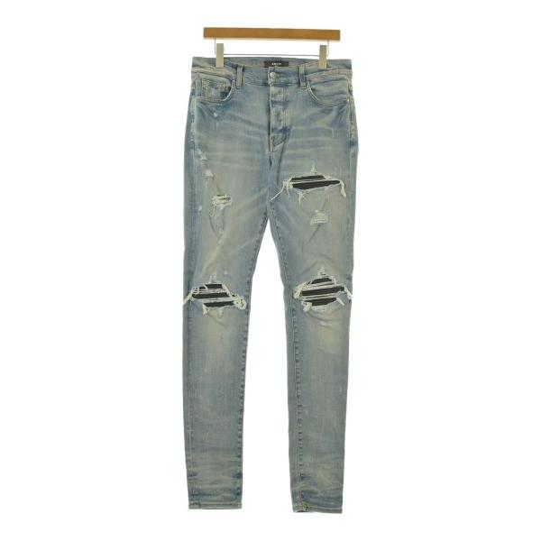 【ブランド】AMIRI (アミリ)【タイプ】メンズ【商品番号】2200675934176r20260420【コンディション】ランク：B   【カラー】青(デニム)【サイズ】32(L位)【実寸(cm)】ウエスト:86cm,裾周り:27cm,ヒ...