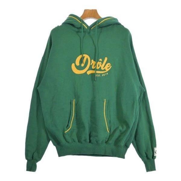 【ブランド】DROLE de MONSIEUR (ドロールドムッシュ)【タイプ】メンズ【商品番号】2200652331059r20260210【コンディション】ランク：A   【カラー】緑【サイズ】L【実寸(cm)】身幅:58cm,肩幅:7...