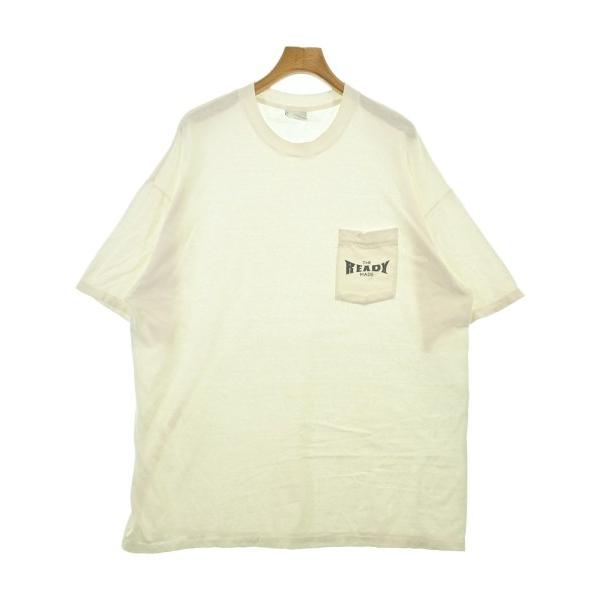 【ブランド】READYMADE (レディメイド)【タイプ】メンズ【商品番号】2200684169132r20260513【コンディション】ランク：B   詳細：全体スレ、左袖汚れあり【カラー】白【サイズ】XXXL【実寸(cm)】身幅:64c...