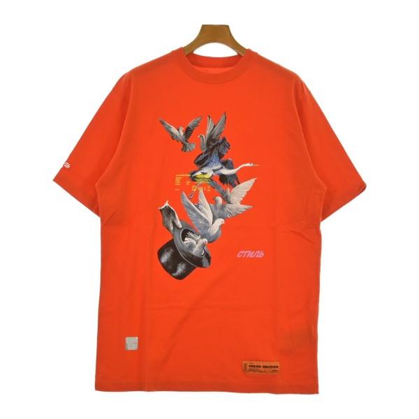 【ブランド】HERON PRESTON (ヘロンプレストン)【タイプ】メンズ【商品番号】2200657132866r20260304【コンディション】ランク：A   【カラー】オレンジ【サイズ】S【実寸(cm)】身幅:57.5cm,肩幅:5...