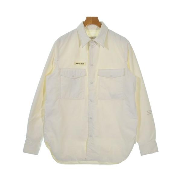 【ブランド】MONCLER GENIUS (モンクレールジーニアス)【タイプ】メンズ【商品番号】2200659848017r20260310【コンディション】ランク：B   【カラー】アイボリー【サイズ】2(M位)【実寸(cm)】身幅:57...