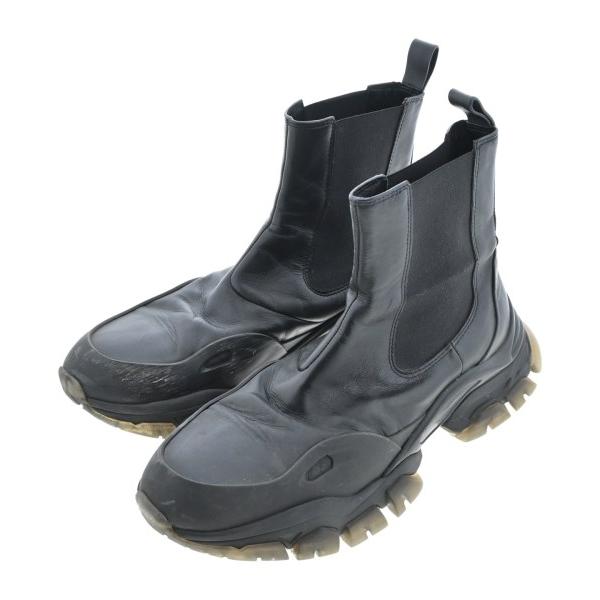 【ブランド】MONCLER GENIUS (モンクレールジーニアス)【タイプ】メンズ【商品番号】2200646667010r20260130【コンディション】ランク：B   詳細：全体スレあり【カラー】黒【サイズ】UK9(27.5cm位)【...