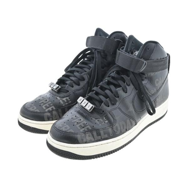 【ブランド】NIKE (ナイキ)【タイプ】メンズ【商品番号】2200606752190r20260420【コンディション】ランク：B   【カラー】黒(総柄)【サイズ】28.5cm【実寸(cm)】高さ:9cm,ヒール:4cm,ソール裏(全長...