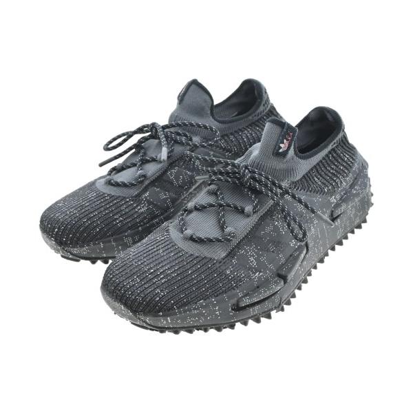 【ブランド】adidas (アディダス)【タイプ】メンズ【商品番号】2200678118221r20260523【コンディション】ランク：B   【カラー】黒x白(総柄)【サイズ】27cm【実寸(cm)】高さ:9cm,ヒール:3.5cm,ソ...