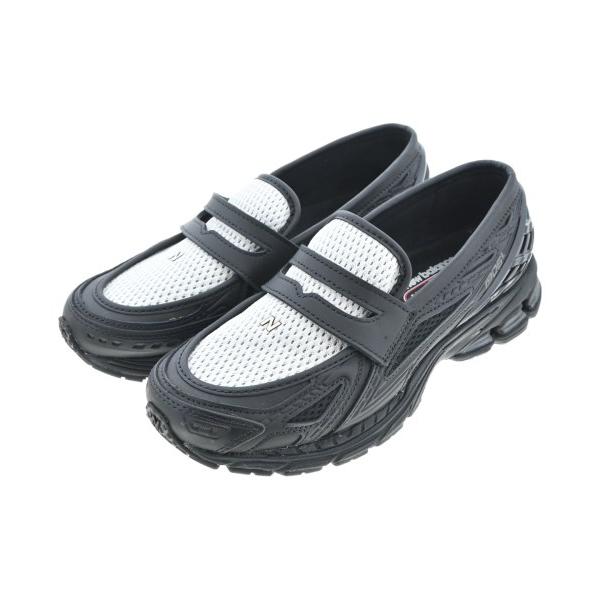 【ブランド】New Balance (ニューバランス)【タイプ】メンズ【商品番号】2200656826063r20260226【コンディション】ランク：B   【カラー】黒x白【サイズ】27cm【実寸(cm)】高さ:6cm,ヒール:3.5c...